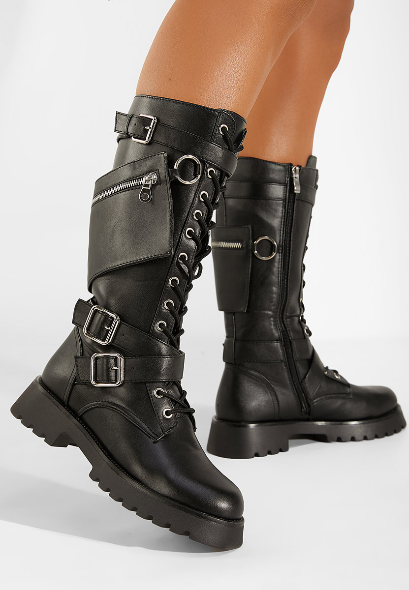 Bocanci inalti dama negri Latika