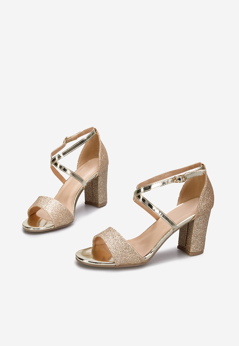 Sandale de ocazie Kirima aurii