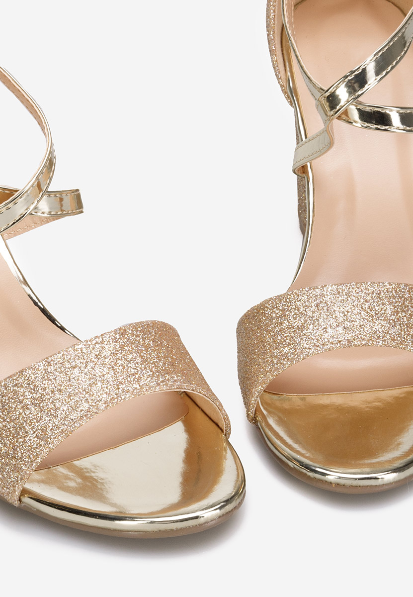 Sandale de ocazie Kirima aurii