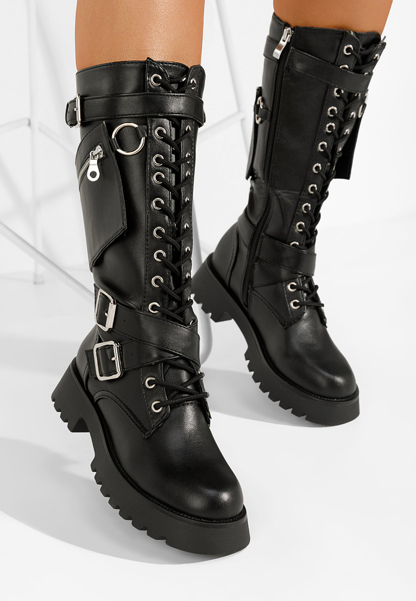 Bocanci inalti dama negri Latika